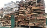 China Rusty Slate Retaining Wall Natural Multicolor Slate Stone 3-8cm Thickness for Landscaping for sale