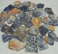 China Blue Limestone Random Flagstone 2.5-3.5cm Natural Split Finish for Flooring and Wall Decoration for sale