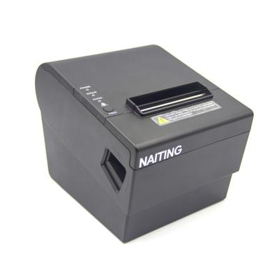 China 80MM Black And White POS Thermal Receipt With USB+Ethernet Printer for sale