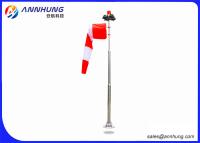 China ICAO FAA Compliant 360° Helipad Landing Lights AH-HP-W-1 Internally Illuminated Wind Cone 1.5m-7m Height AC220V for sale