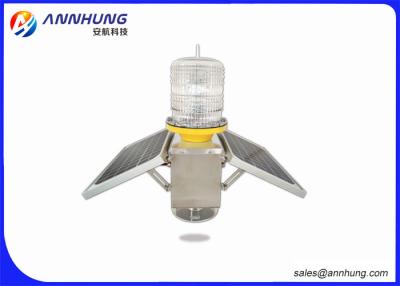 China Solar Powered Marine Navigation Lights 3-5 Nautical Miles with 100,000h LED Life and GPS Sync for sale