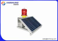 China Solar Aviation Obstruction Light 2000cd Medium Intensity Type B IP65 20W Red LED for sale