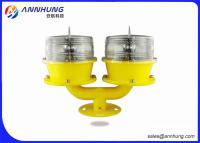 China Double Low Intensity LED Solar Obstruction Light for Wind Turbines - 3W Power, 5-20 Day Autonomy, IP65 Rated for sale