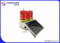 China Red Double Solar Aviation Obstruction Light Low-intensity light  for High Chimney for sale