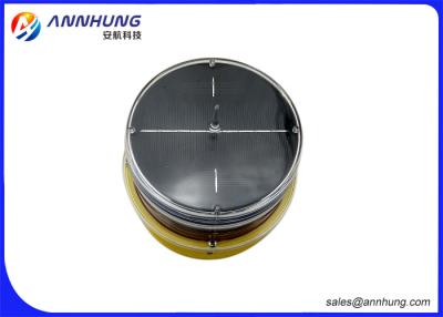 China Solar Powered Aviation Obstruction Light - 3W LED with IP65 Rating for 45m Structures for sale