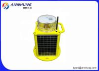 China Solar Powered Aviation Warning Light LED Steady Burning Mode 32.5cd IP67 for sale