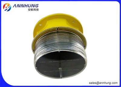 China Solar-Powered Aviation Warning Light for Towers 1m-45m Height, 3W LED with 100,000 Hours Life, IP65 Rated for sale