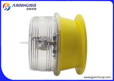 China AH-LS/L Solar LED Aviation Obstruction Light 32.5cd Intensity 162mm Size for Towers and Wind Turbines for sale