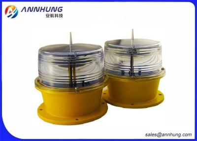 China Solar Powered LED Aviation Obstruction Light 32.5cd 1W Low Intensity Red for sale