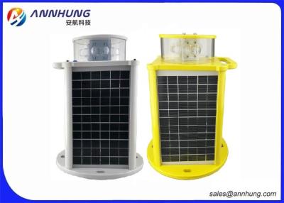 China AH-MS/B Solar Powered Aviation Obstruction Light - 20W Power, 2000cd Intensity, IP67 Rated for sale