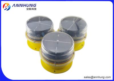 China DC3.7V Solar Aviation Warning Light with ICAO Standard - LED Low Intensity for Towers Under 45m, IP65 Rated for sale