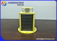 China AH-MS/B Solar Medium-Intensity Type B Aviation Obstruction Light 2000cd 12V IP68 FAA L-864 for sale