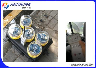 China Solar Portable Airfield Light with 850nm IR LED - 5W Power, 6Ah Battery, IP68 Waterproof for Helipad and Emergency Lighting for sale