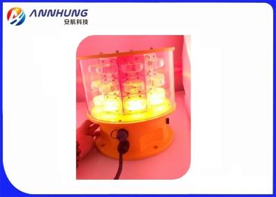 China Medium Intensity Dual Aviation Obstruction Light 20000cd Red White LED Aircraft Warning Light for sale
