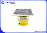 China AH-MI/B-2 Solar Aviation Obstruction Light - 2000cd Red Flashing, 18W Solar, 120h Battery for sale