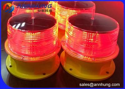 China 3W Solar LED Aviation Obstruction Light with Recyclable Batteries for Towers and High Buildings for sale