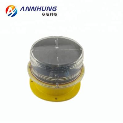 China IP68 Solar Aviation Obstruction Light 100000 Hours Lifespan 3.2V LED Warning Light for sale