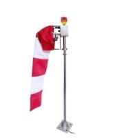 China ICAO FAA Compliant Wind Cone 260km/h Wind Load 304 Stainless Steel Frame Helipad Windsock for sale