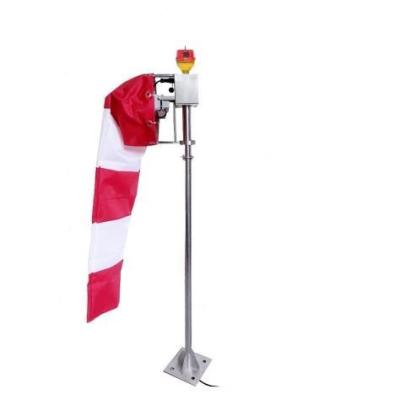 China ICAO FAA Compliant Wind Cone 260km/h Wind Load 304 Stainless Steel Frame Helipad Windsock for sale
