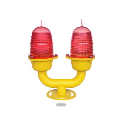 China E27 Aviation Warning Light FAA L810 Obstruction Light 12-48VDC 110-240VAC for sale