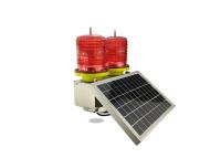 China Solar Aviation Obstruction Light FAA L864 2000cd 30W Dual Lamp Medium Intensity for Chimney for sale