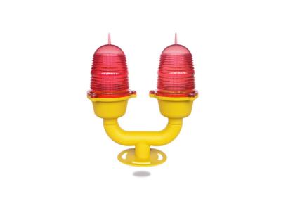China ICAO Low Intensity LED Aviation Obstruction Light 10cd 32.5cd with Bird Deterrent Spike for sale
