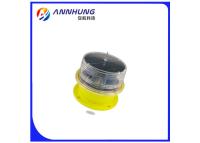 China Solar LED Aviation Obstruction Light FAA L810 Lithium Battery 1.8W 3.7V for sale
