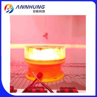 China Medium Intensity Solar Obstruction Light 2000cd 3 Degree CREE LED ICAO FAA L864 for sale