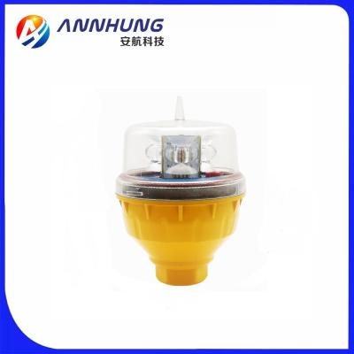 China L810 Single Aviation Solar Obstruction Light 32.5cd Low Intensity for Helipad Building Tower for sale