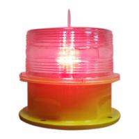 China Solar Rechargeable LED Marine Lantern 3.7V 3.2Ah 10cd IP68 Aviation Obstruction Light for sale