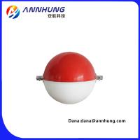 China AH-AWS 600mm Aircraft Warning Sphere for 500KV Transmission Lines with Aluminum Fasteners and 6.3kg Weight for sale