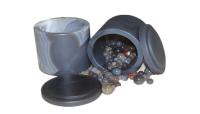 China Hard 100ml - 5L Lab Ball Mill Jars Agate Grinding With Lid for sale