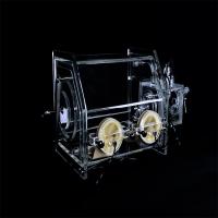 China C Type Argon Acrylic Glove Box , 2 Ports Isolation Glove Box for sale