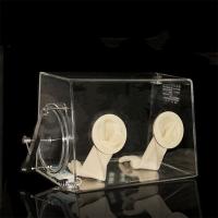 China Transparent Vacuum Atmospheres Glove Box , Acrylic Lab Glove Box Isolator for sale