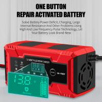 China 12V 10A Intelligent Car Battery Charger Lead Acid Automatic Fast Charging with Temperature Control for sale