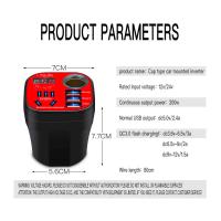China 1500W Car Power Inverter DC 12V/24V to AC 220V with 4 USB Ports Fast Charging Cooling Fan for sale