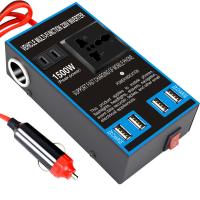 China 150W-200W Modified Sine Wave Power Inverter DC 12V to AC 110V with Dual USB and Type C for sale