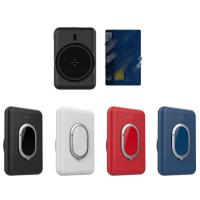 China 5000mAh Magnetic Wireless Charging Power Bank with Bracket 15W Fast Charge Type-C Output for sale
