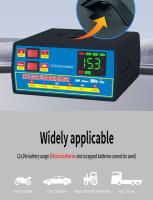 China 12V 12A 24V 6A Smart Lead Acid Battery Charger 220V Input for AGM Car Battery for sale
