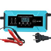 China Intelligent Pulse Lead Acid Battery Charger 12V 8A for Car Motorcycle Maintenance for sale
