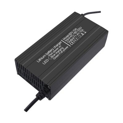 China Multi-Protection 12V-60V 10A-30A Battery Charger for Golf Car AGV Robots for sale