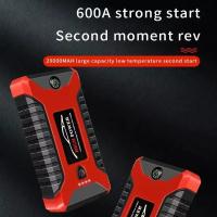 China 600A 12V 24V Multi-Function Jump Starter with Air Compressor 20000mAh Portable Battery Charger for sale