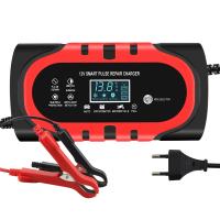 China 12V 10A Smart Automatic Battery Charger for Lead Acid Car Motorcycle with 3 Stage Charging for sale