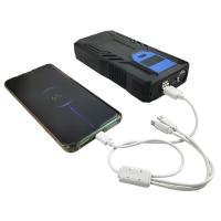 China 28000mAh 12V 2500A Peak Car Jump Starter Portable Power Bank with AC400V Output for sale