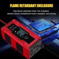 China Intelligent 12V 8A Lead Acid Car Battery Charger with Temperature Control and CE RoHS for sale