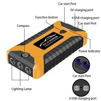 China 12V 3000A Portable Car Jump Starter 20000mAh Lithium Battery Power Bank with USB Charging for sale