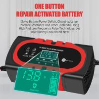 China Intelligent 12V 10A Lead Acid Battery Charger with Temperature Control for Car Motorcycle for sale