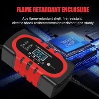 China Intelligent 12V 10A Lead Acid Battery Charger with Temperature Control for Car Motorcycle for sale