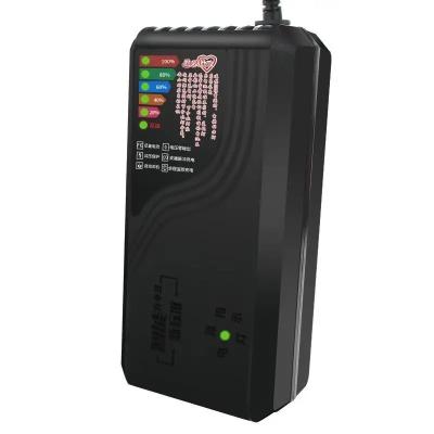 China 48V 12Ah Lead Acid Battery Charger Pulse Repair LCD Display EU Plug 220W for sale