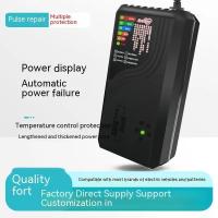 China 48V 12Ah Lead Acid Battery Charger Pulse Repair LCD Display EU Plug 220W for sale